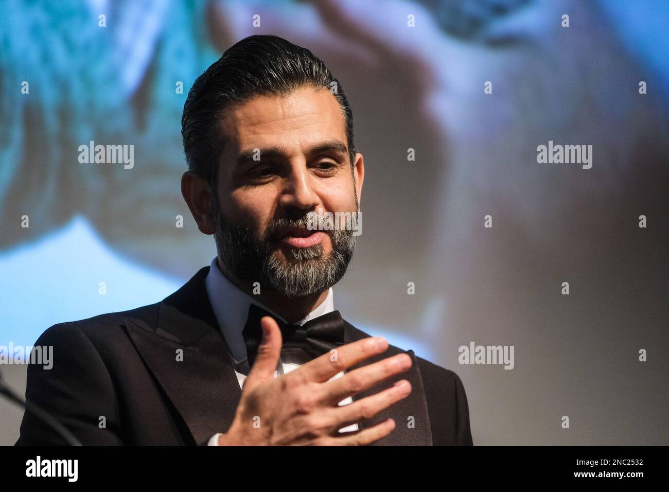 Hassan Nazer photographed during the Mark Kermode in 3D held at Bfi ...