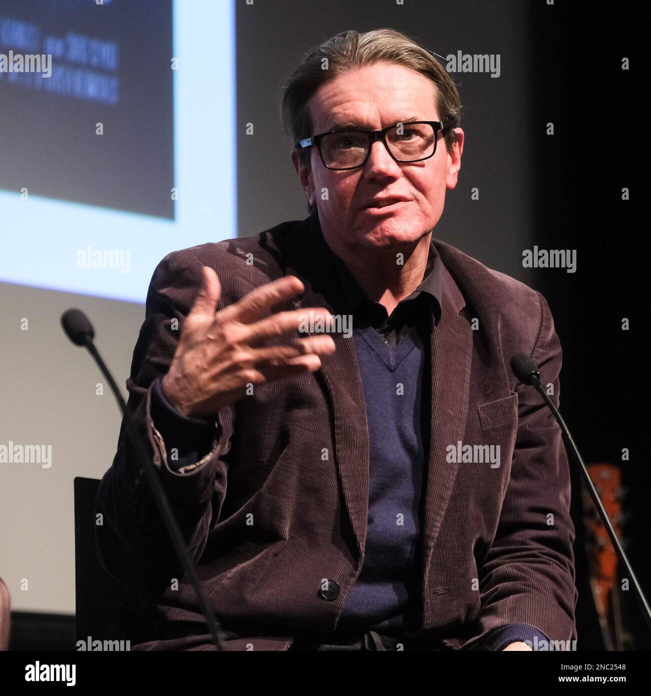 Stephen Woolley photographed during the Mark Kermode in 3D held at Bfi ...
