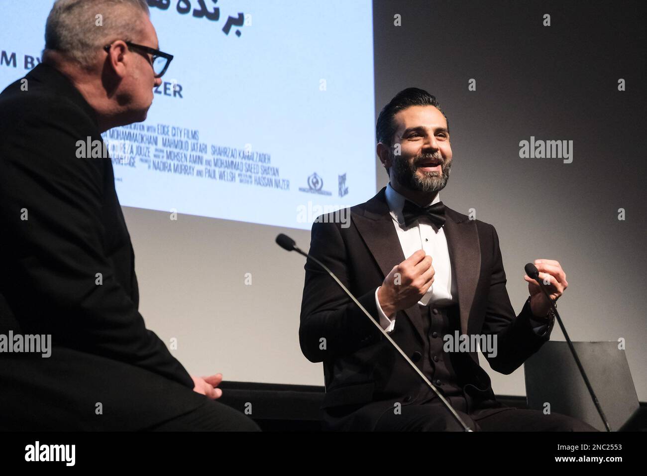 Mark Kermode and Hassan Nazer photographed during the Mark Kermode in ...