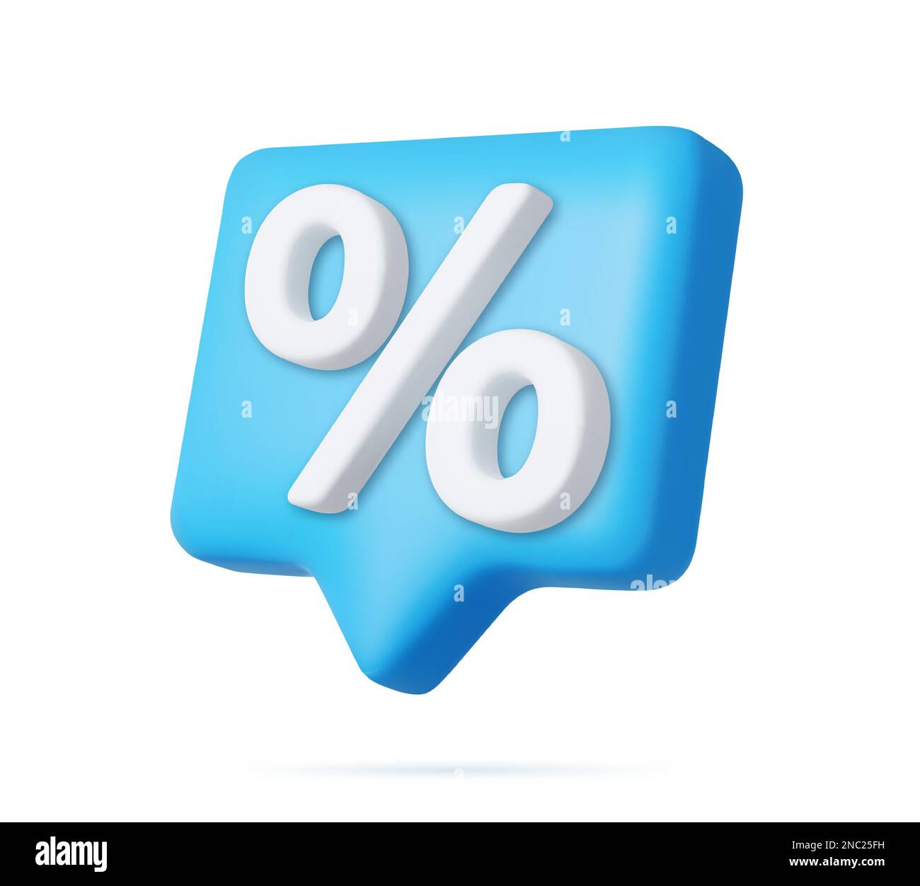 3d Symbol percentage icon message bubble Stock Vector Image & Art - Alamy