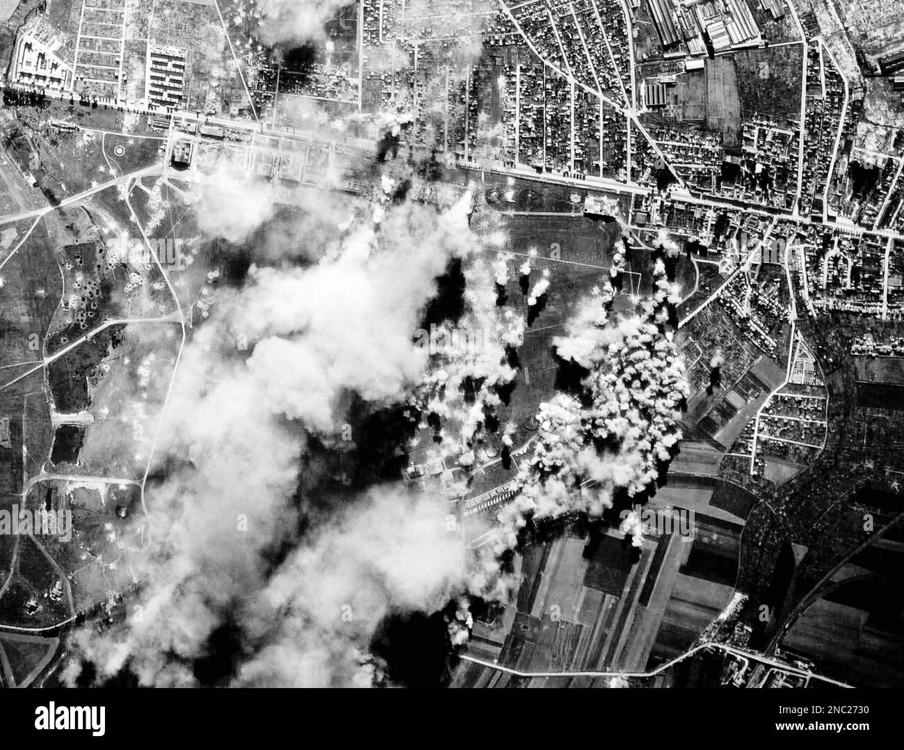 This important Nazi Airdrome near Paris, one of two principal bases for ...