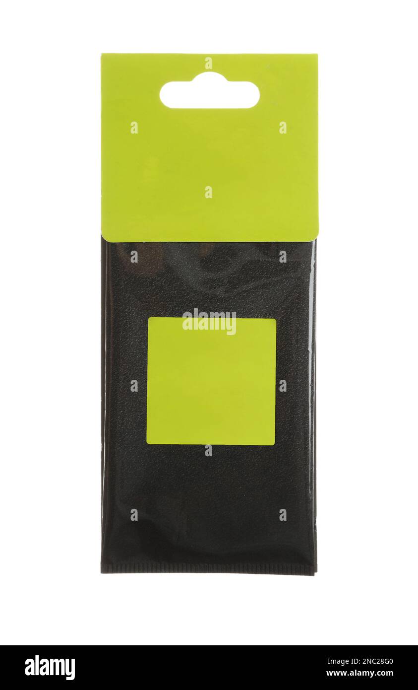 Paper scented sachet isolated on white background Stock Photo - Alamy