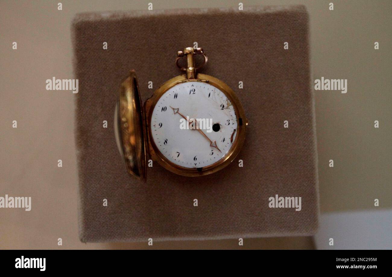 Napoleon Bonaparte's pocket watch is on display at the newly renovated ...