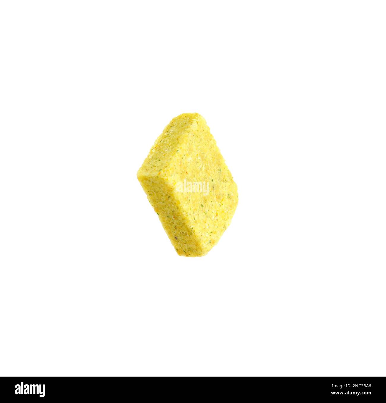 Bouillon cube on white background. Broth concentrate Stock Photo - Alamy