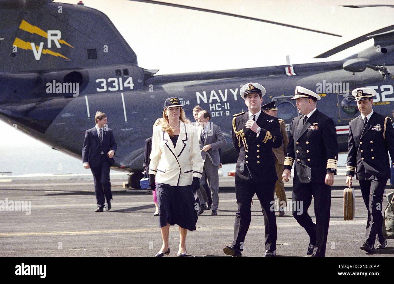 Prince Andrew and Sarah Ferguson and the Duke and Duchess of York are ...