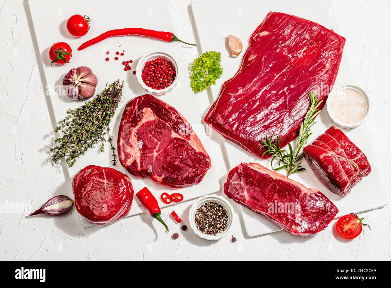 Dry aged meat process hi-res stock photography and images - Alamy