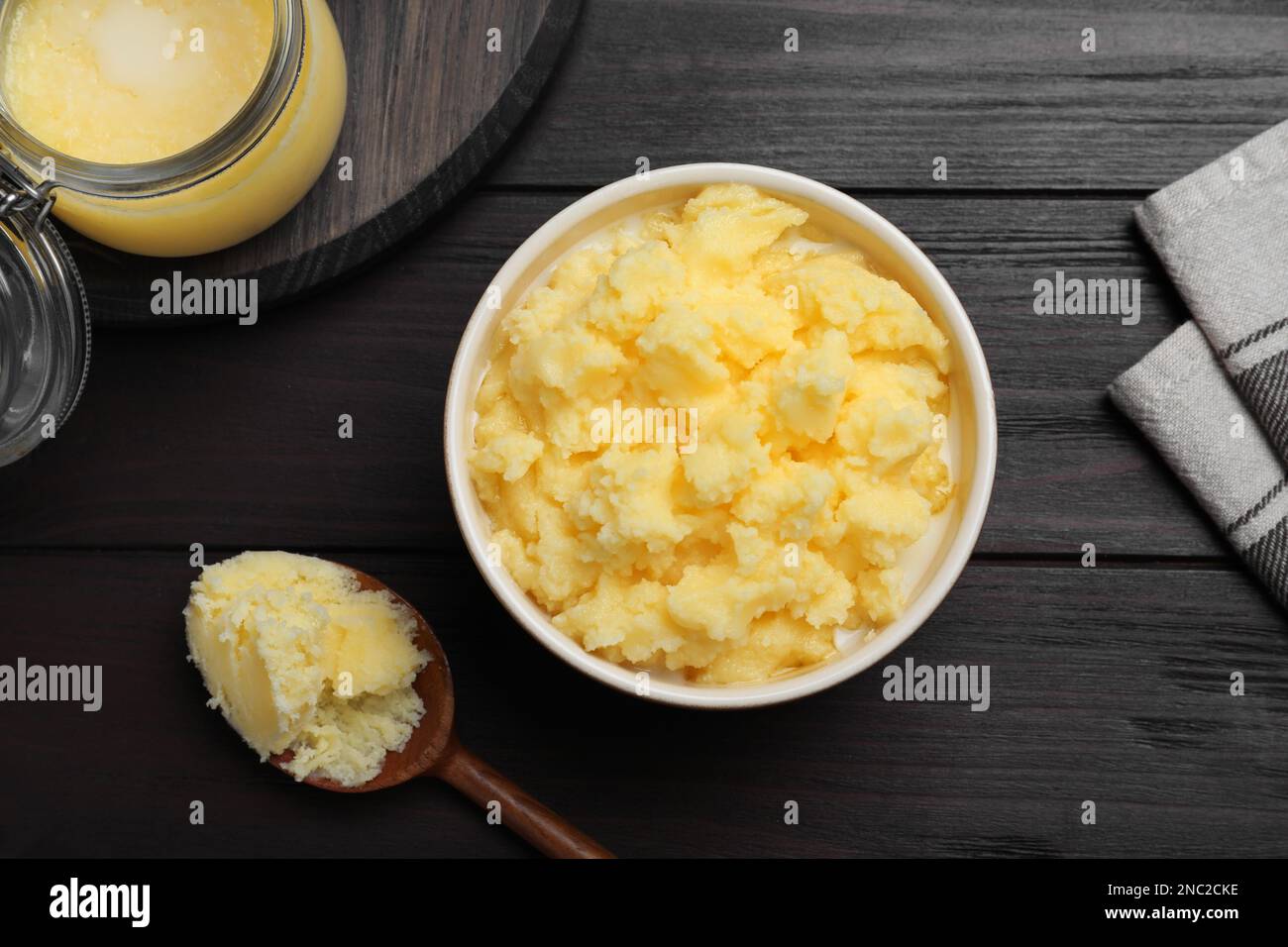 Fresh ghee butter in hi-res stock photography and images - Alamy
