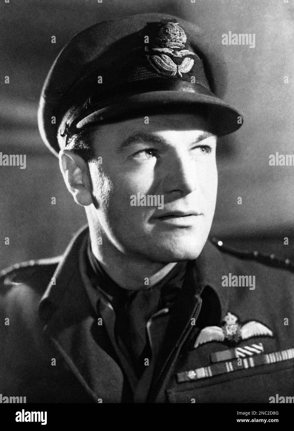 Group Captain, the Hon. Max Aitken, at an airfield somewhere in England ...