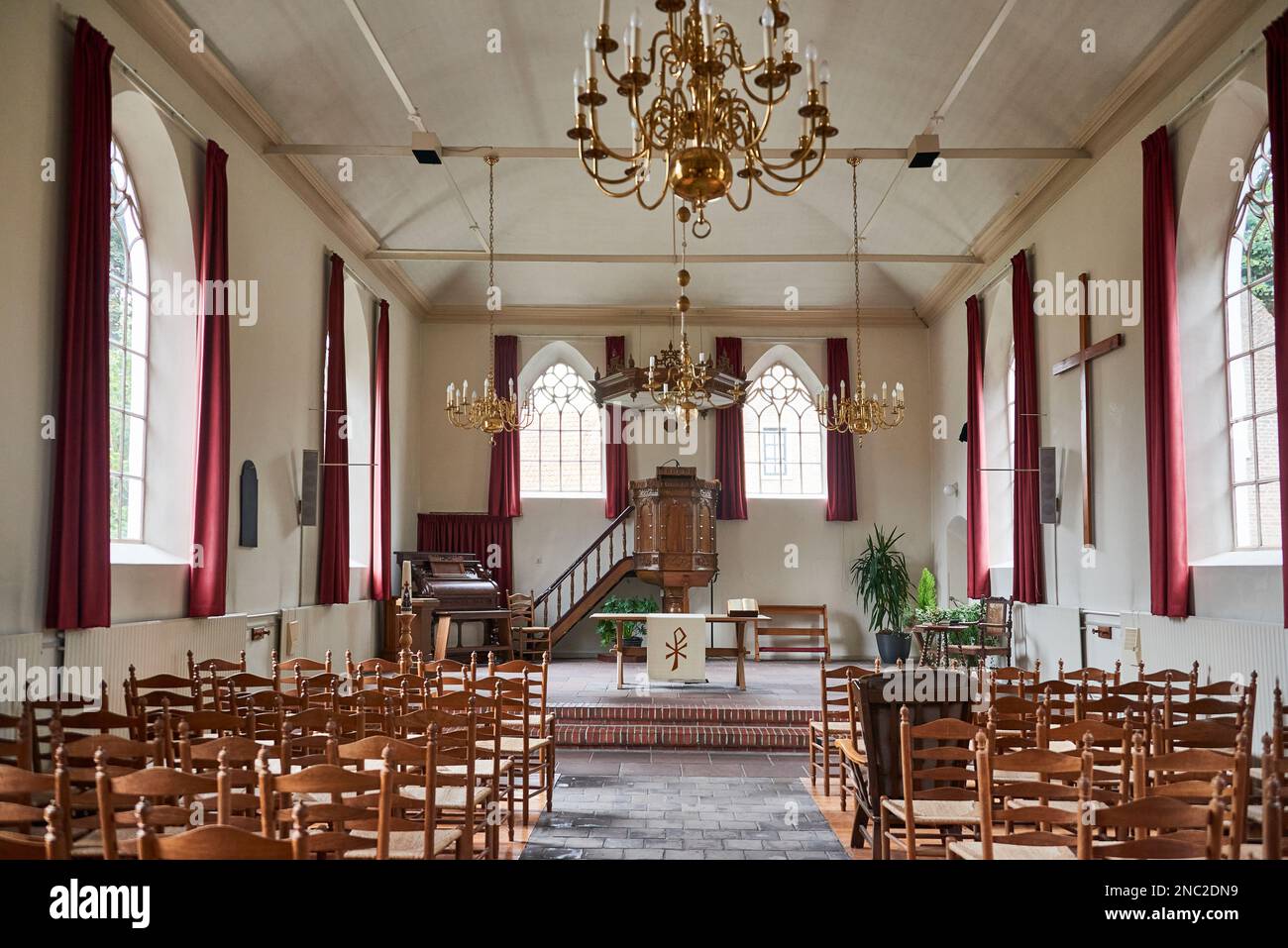 idyllic dutch fortress village of bourtange in summer Stock Photo - Alamy