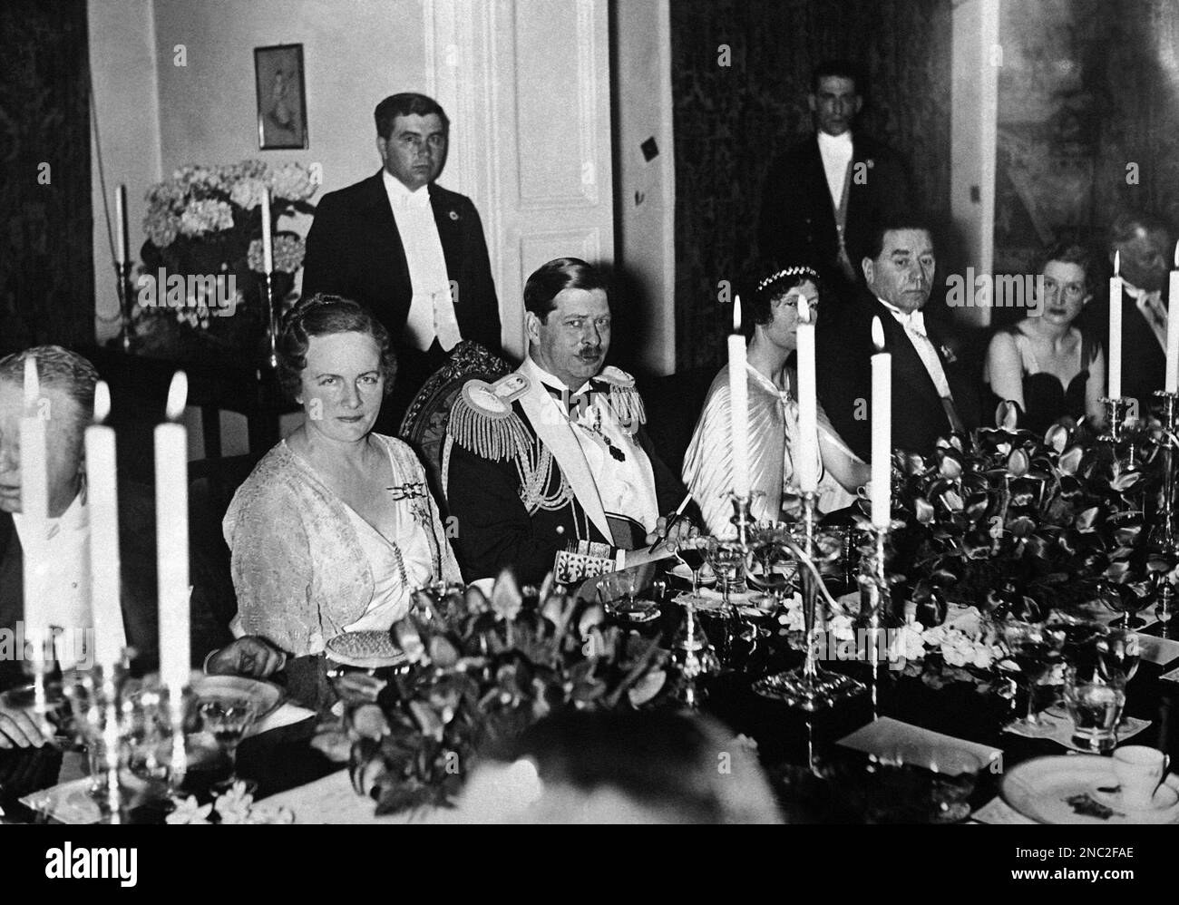 In honor of King George’s coronation a brilliant reception was attended ...