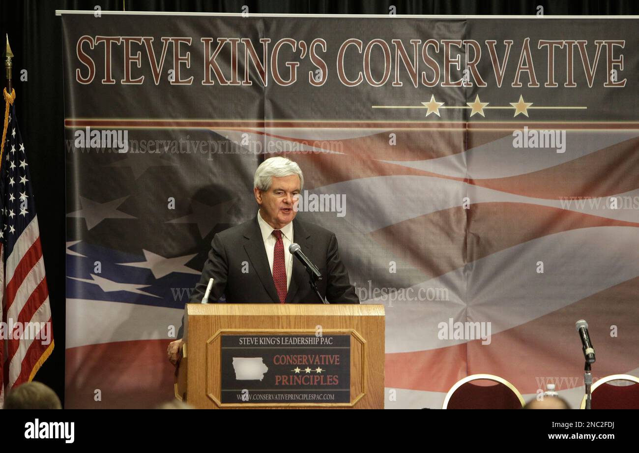 Former House Speaker Newt Gingrich Speaks At The Conservative