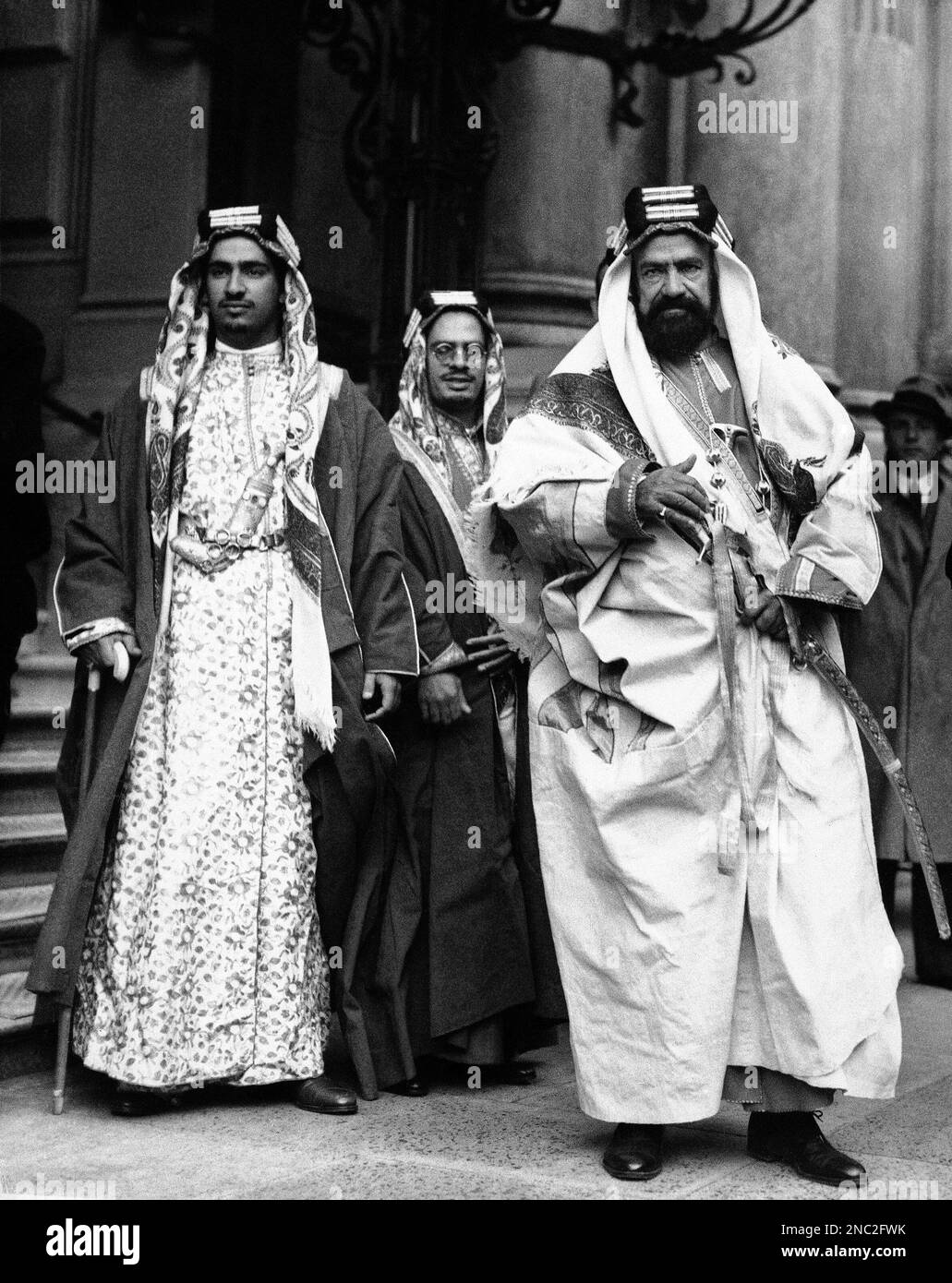 The Sheikh of Bahrain, who rules a group of Islands in the Persian Gulf ...