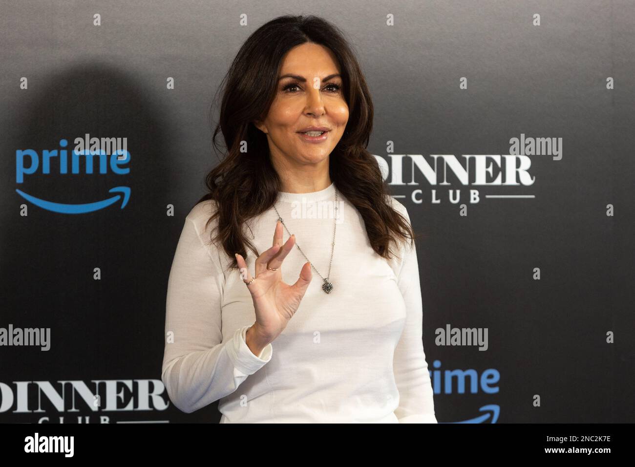 Milano, Italy. 14th Feb, 2023. Sabrina Ferilli attends The Dinner Club ...