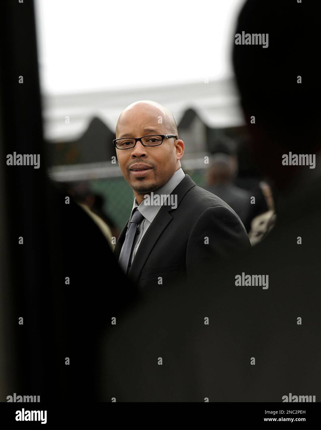 Rapper Warren G arrives at the memorial service for the late rapper ...