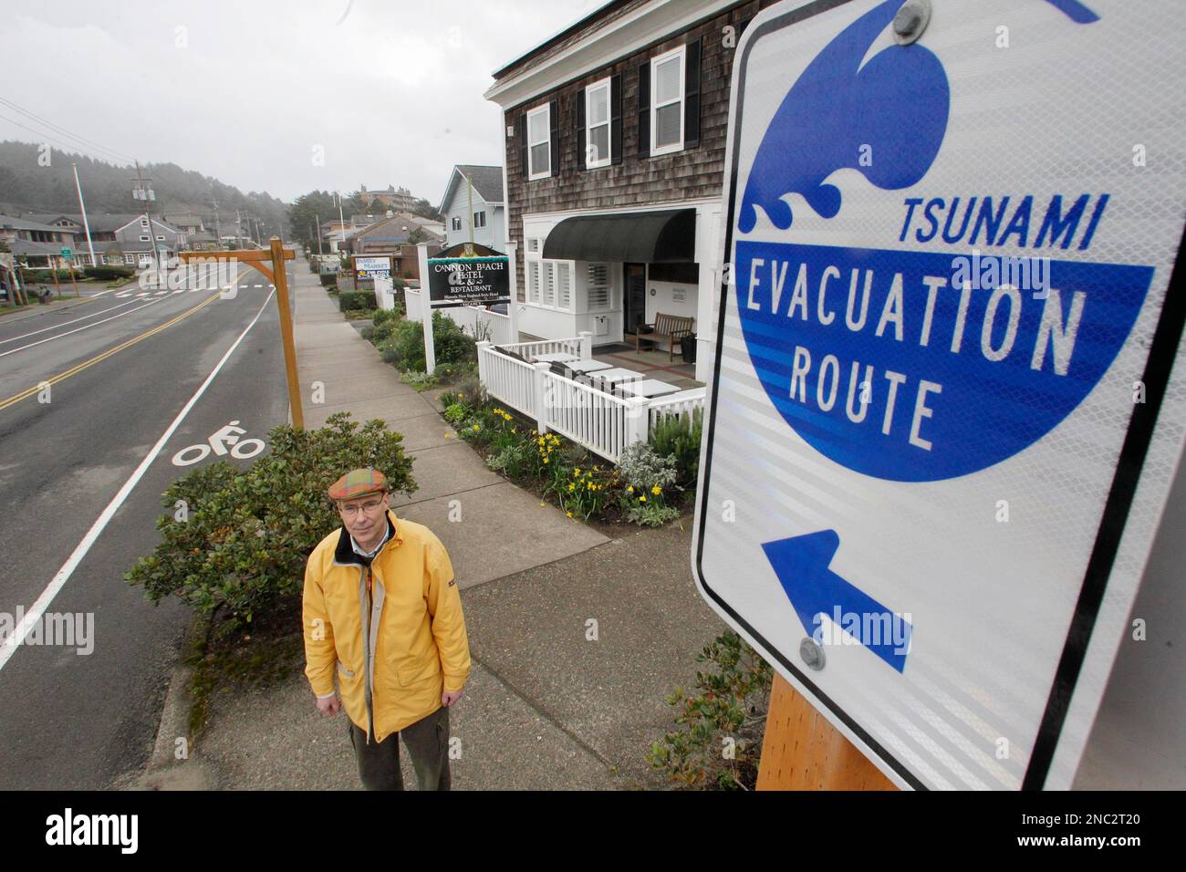 In this March 16, 2011 photo Cannon Beach architect Jay Raskin stands ...