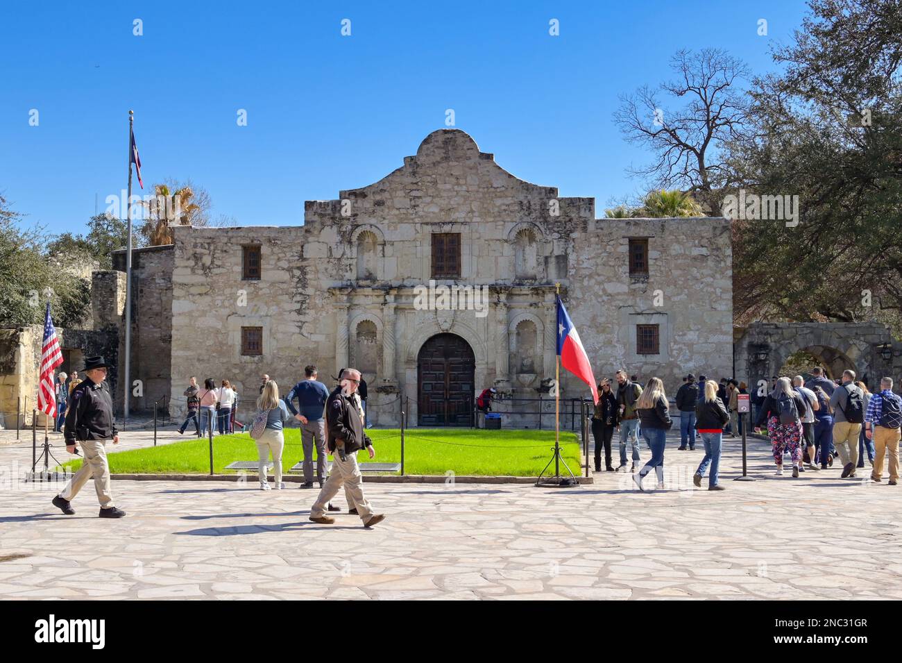 San Antonio, Texas, USA - February 2023: Front exterior view of the ...