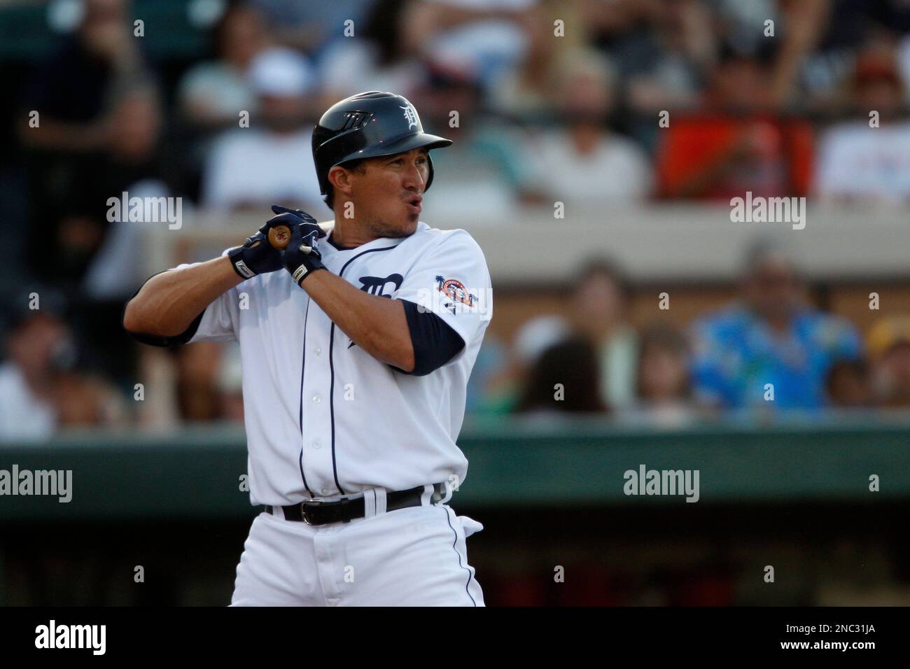Detroit Tigers right fielder Magglio Ordonez (30) plays in a spring ...