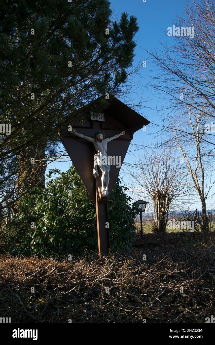 Cross called Werper Kreuz near the german city called Schmallenberg ...