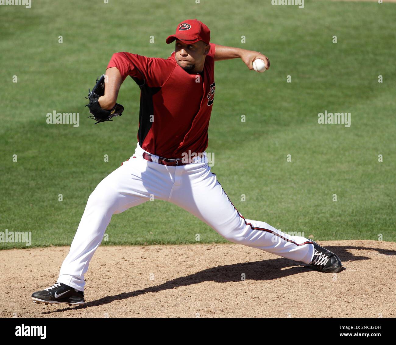 Arizona Diamondbacks relief pitcher Jordan Norberto during their spring ...