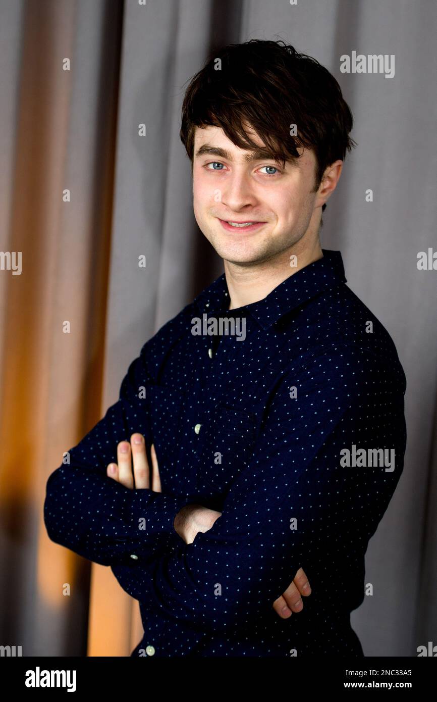 In this March 17, 2011 photo, actor Daniel Radcliffe poses for a ...