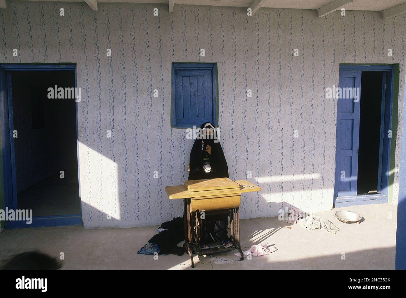 Beduins of the Nuweiba Tarabin tribe on the Sinai coast in Nuweiba ...