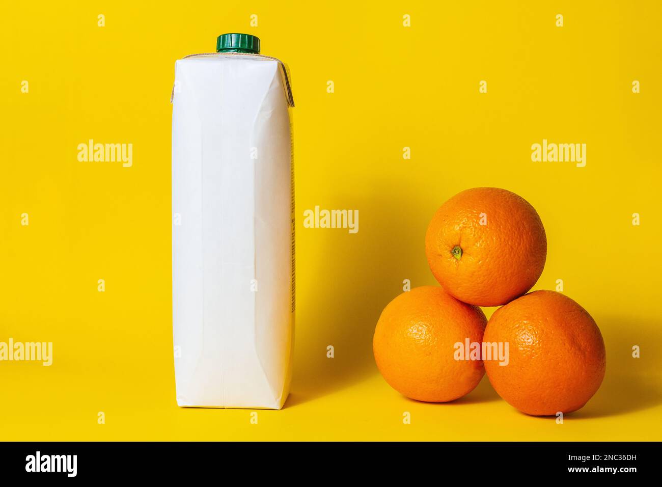 Blank Orange Juice Carton
