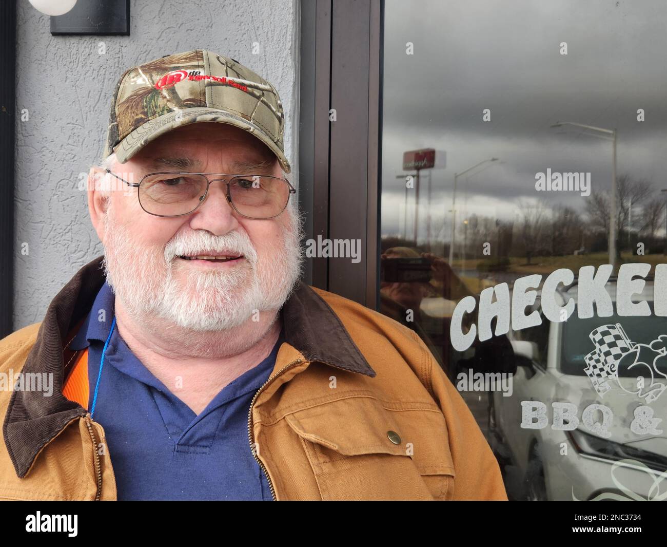 Odell Hutson in Danville, Virginia. 12FEB23 Photo: SCMP / Mark Magnier ...