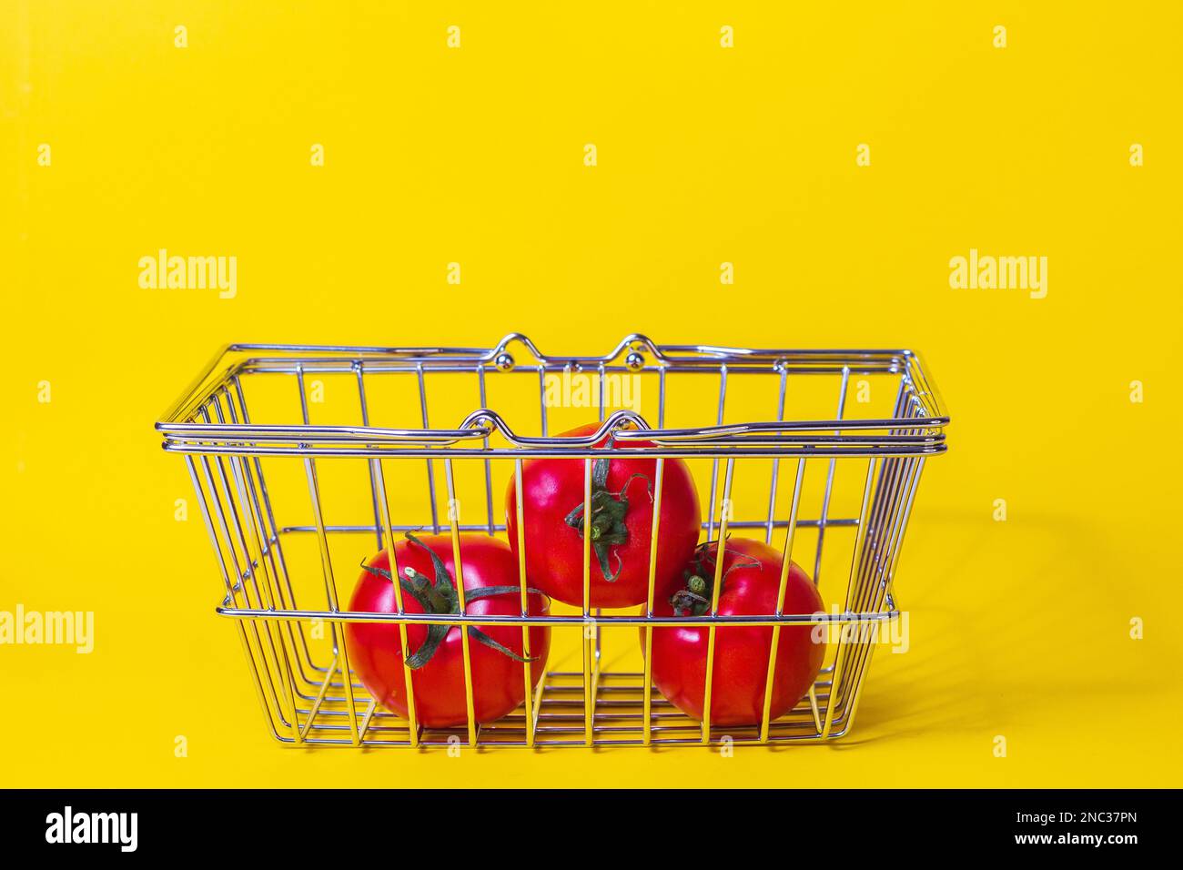 shopping basket with tomatoes ,fruit for food,cart supermarket,several ...