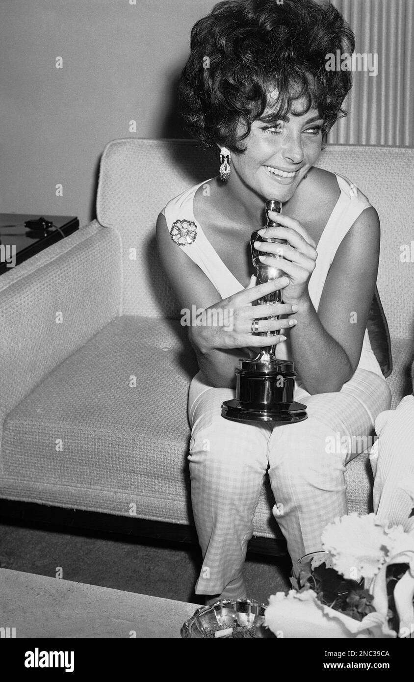 FILE - In this April 19, 1961 file photo, actress Elizabeth Taylor ...