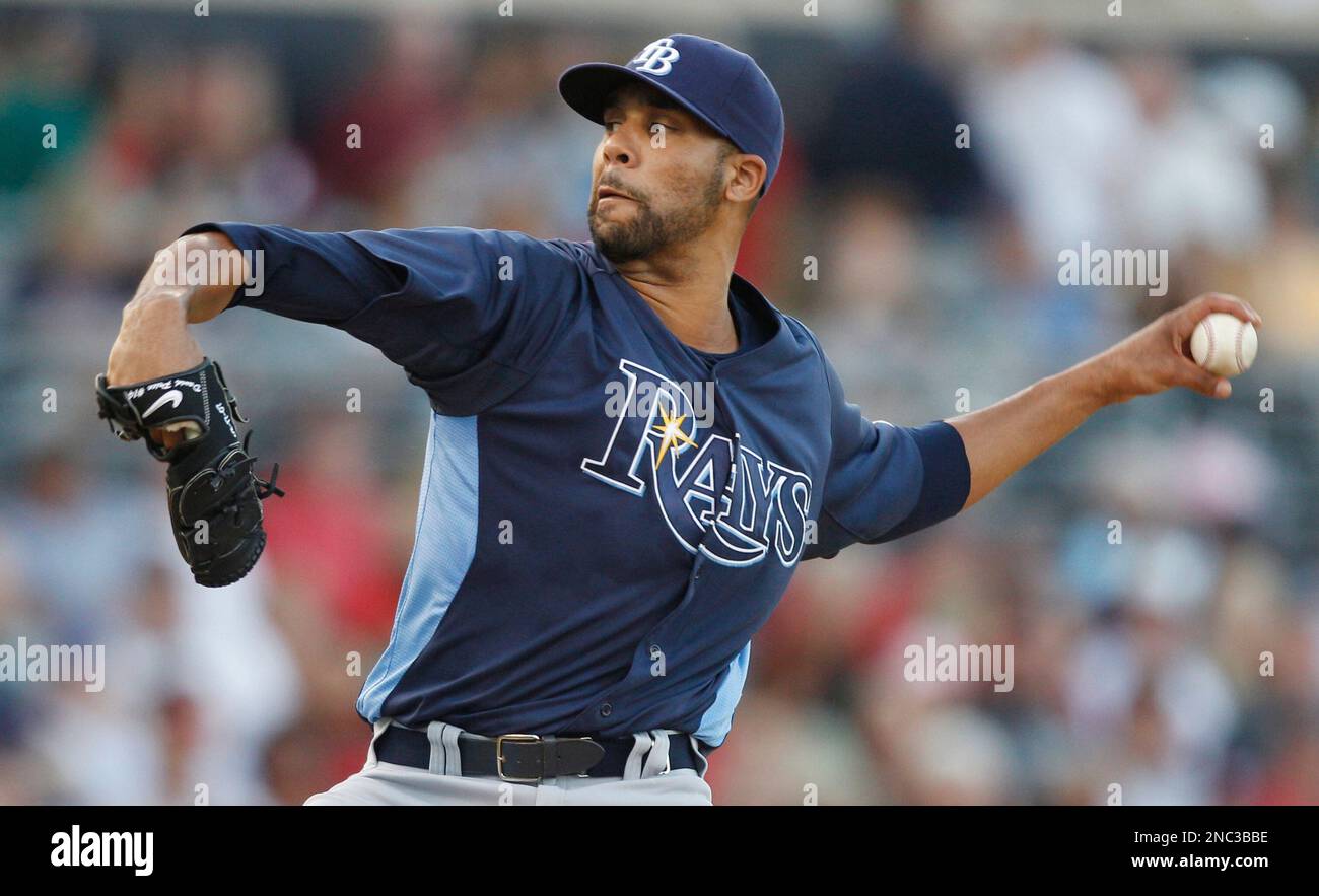 Tampa Bay Rays starter David Price delivers against the Boston Red Sox ...