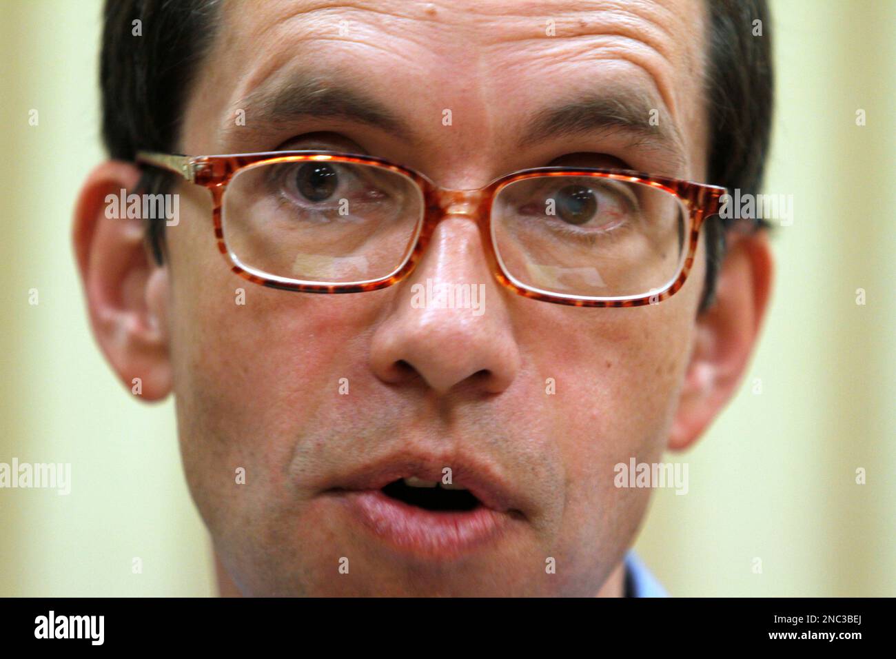 In this photo taken Wednesday, March 9, 2011, Jens Soering speaks ...