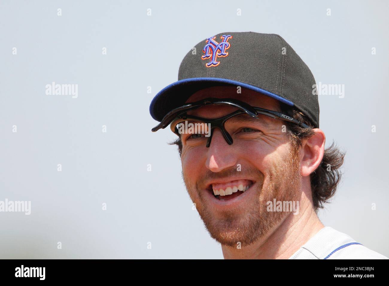 New York Mets first baseman Ike Davis (29) plays in a spring training ...