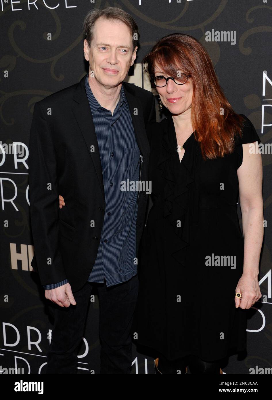 Actor Steve Buscemi and wife Jo Andres attend the premiere of HBO's ...