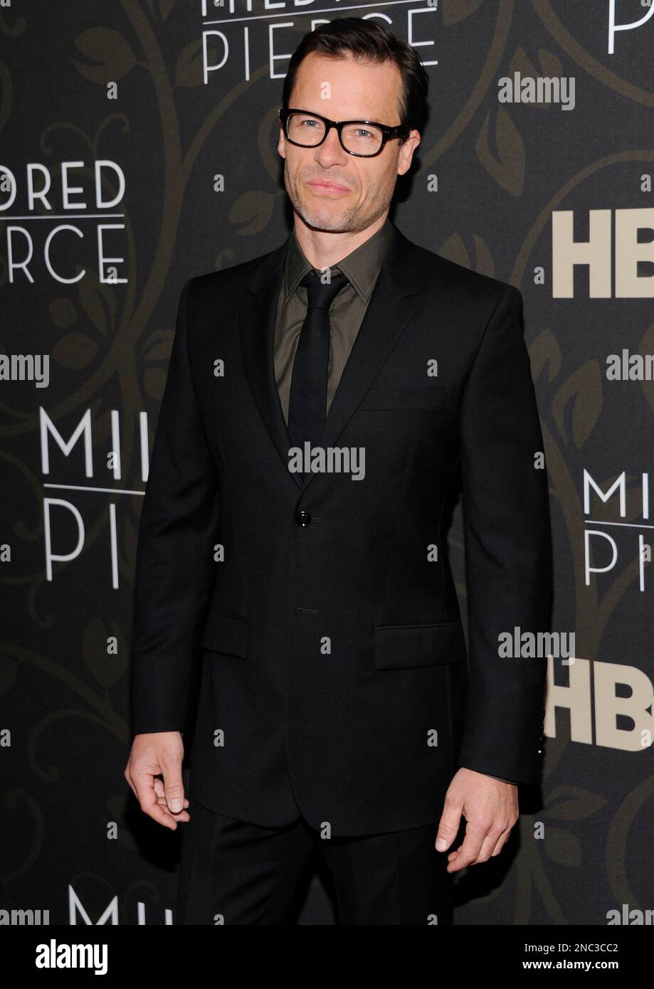 Actor Guy Pearce attends the premiere of HBO's 'Mildred Pierce' at the ...