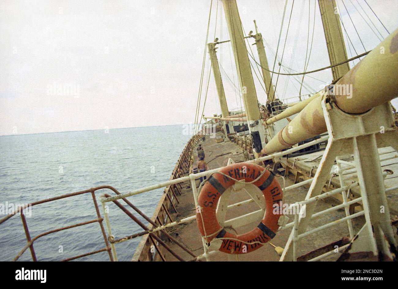 Some ships in the Bitter Lakes which were abandoned by their original ...