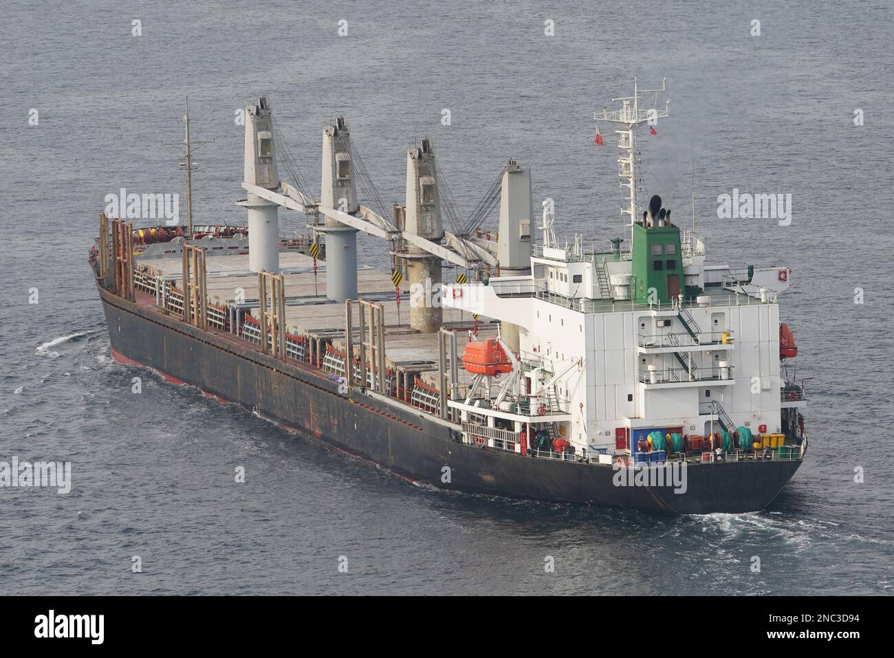 A cargo ship carrying goods between ports Stock Photo - Alamy