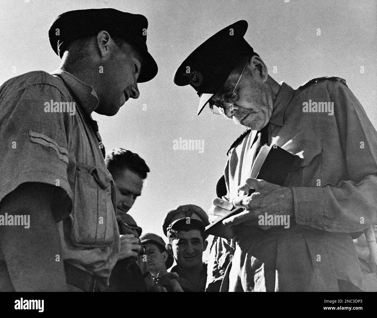 Marshal of the Air Force Lord Hugh Trenchard, right, who is now in the ...