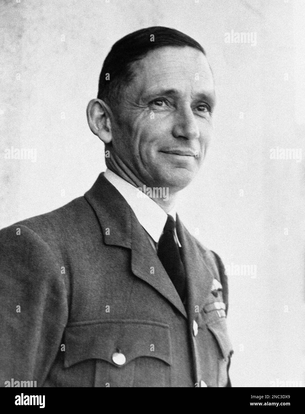 Britain's Air Marshal Sir Arthur Tedder, Commander-in-Chief Middle East ...
