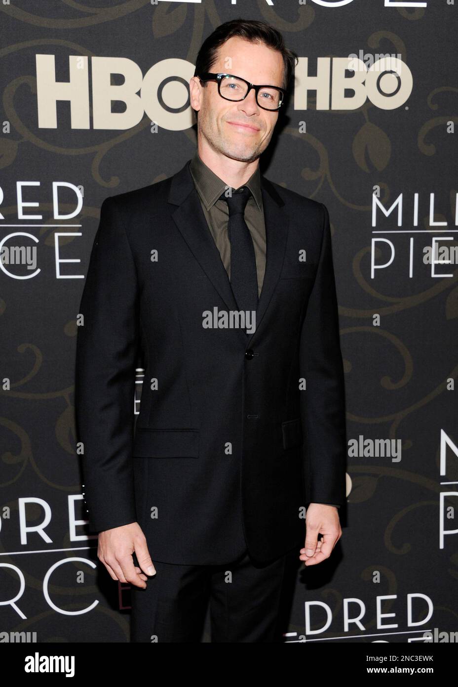 Actor Guy Pearce attends the premiere of HBO's 'Mildred Pierce' at the ...