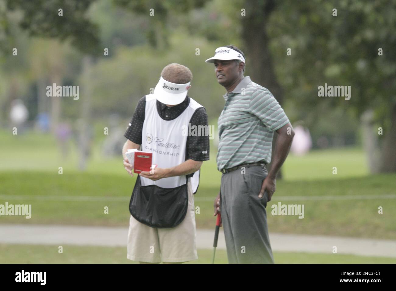 Vijay Singh, from Fiji, during the Cadillac Championship in Doral, Fla ...
