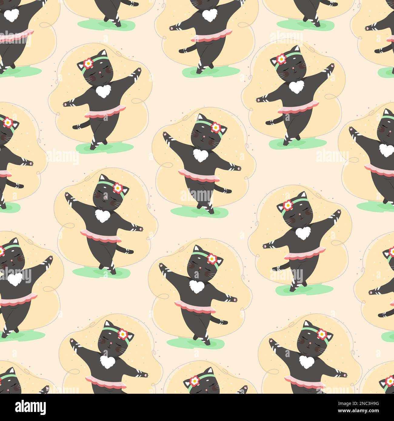 Dancing cartoon cat hi-res stock photography and images - Alamy