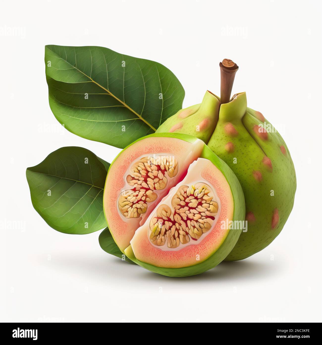 Inside green guava hi-res stock photography and images - Alamy