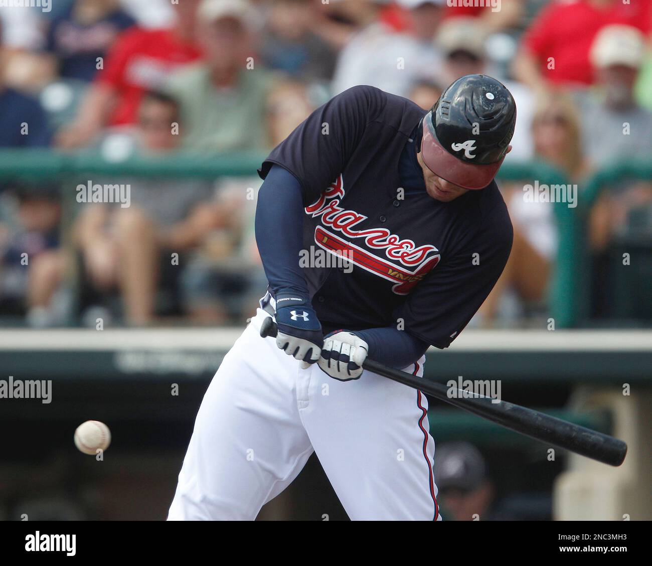 Atlanta Braves first baseman Freddie Freeman (5) plays in a spring ...