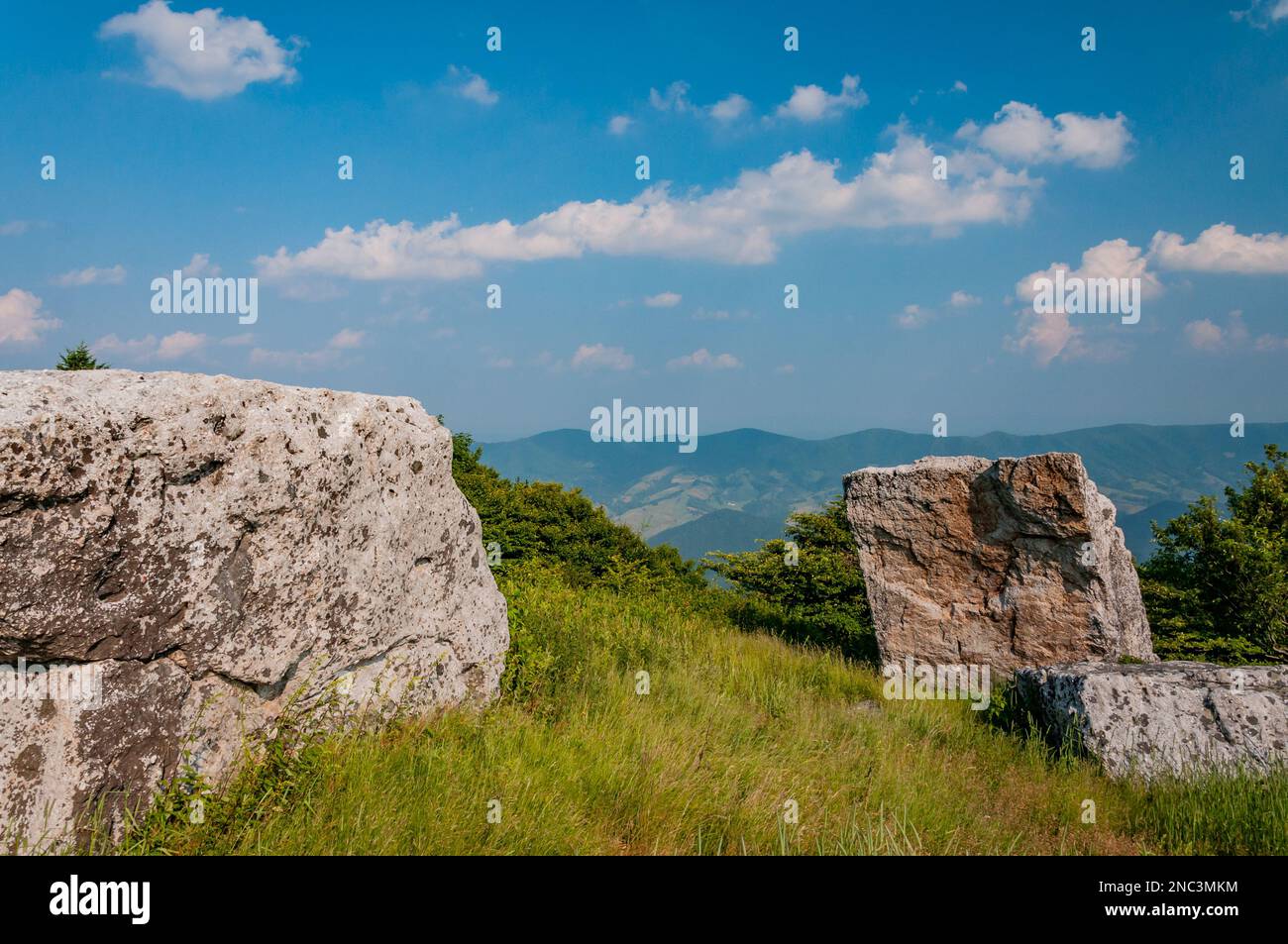 Boulders in the Meadow, Spruce Knob Mountain West Virginia USA, West ...