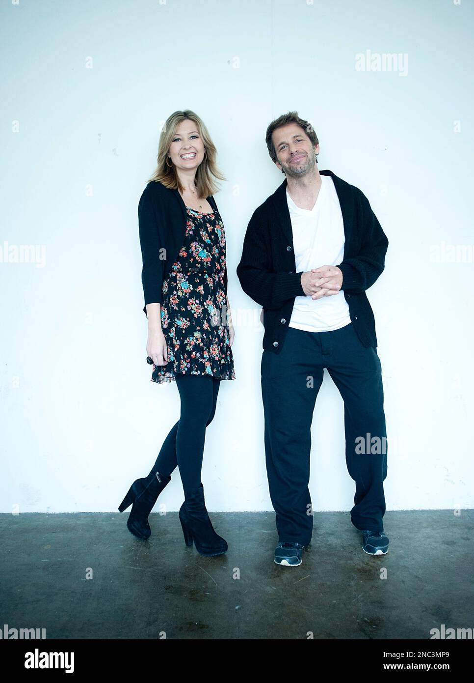 Director and writer Zack Snyder, right, and his wife, producer Deborah ...