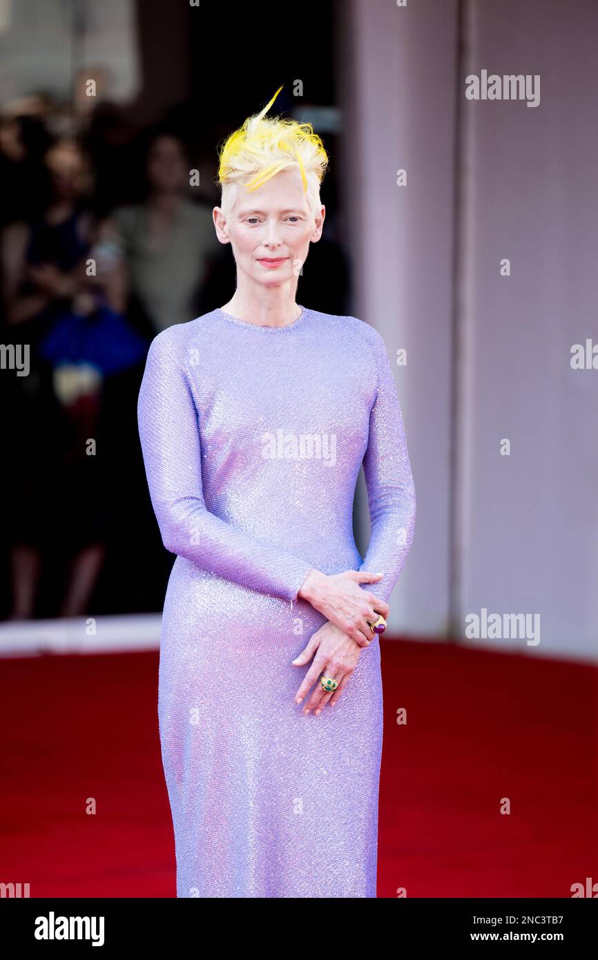Venice, Venice, Italy, 06th September, 2022, Tilda Swinton attends the ...