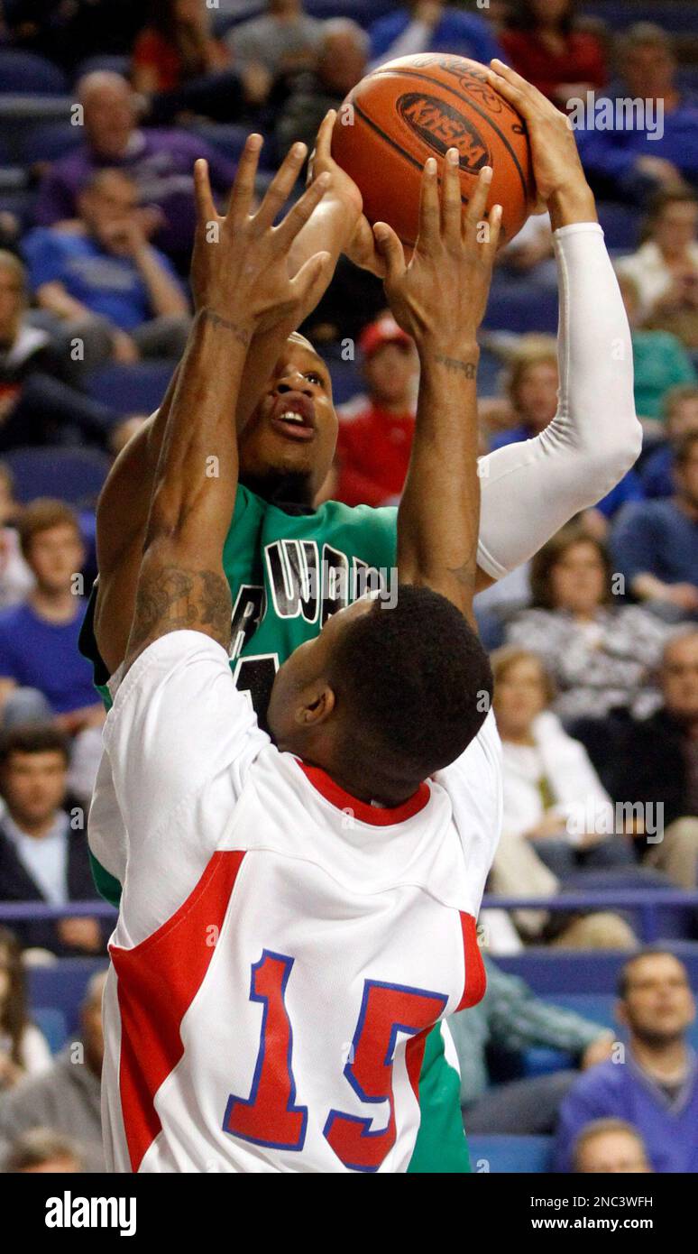 Rowan County's D.J. Townsend, top, shhots over Christian County's ...