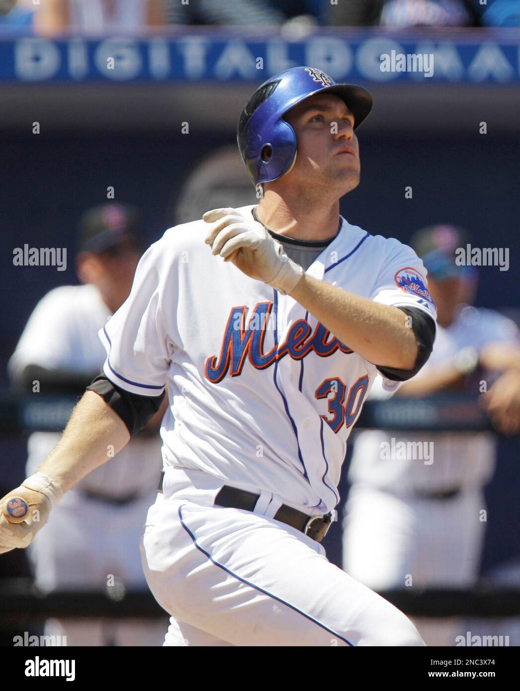 New York Mets' Josh Thole (30) during a spring training baseball game ...