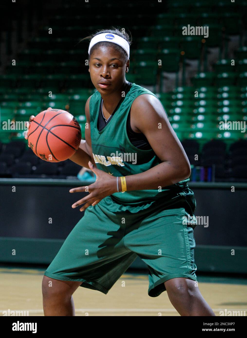 Baylor forward Destiny Williams during practice in the first round of ...