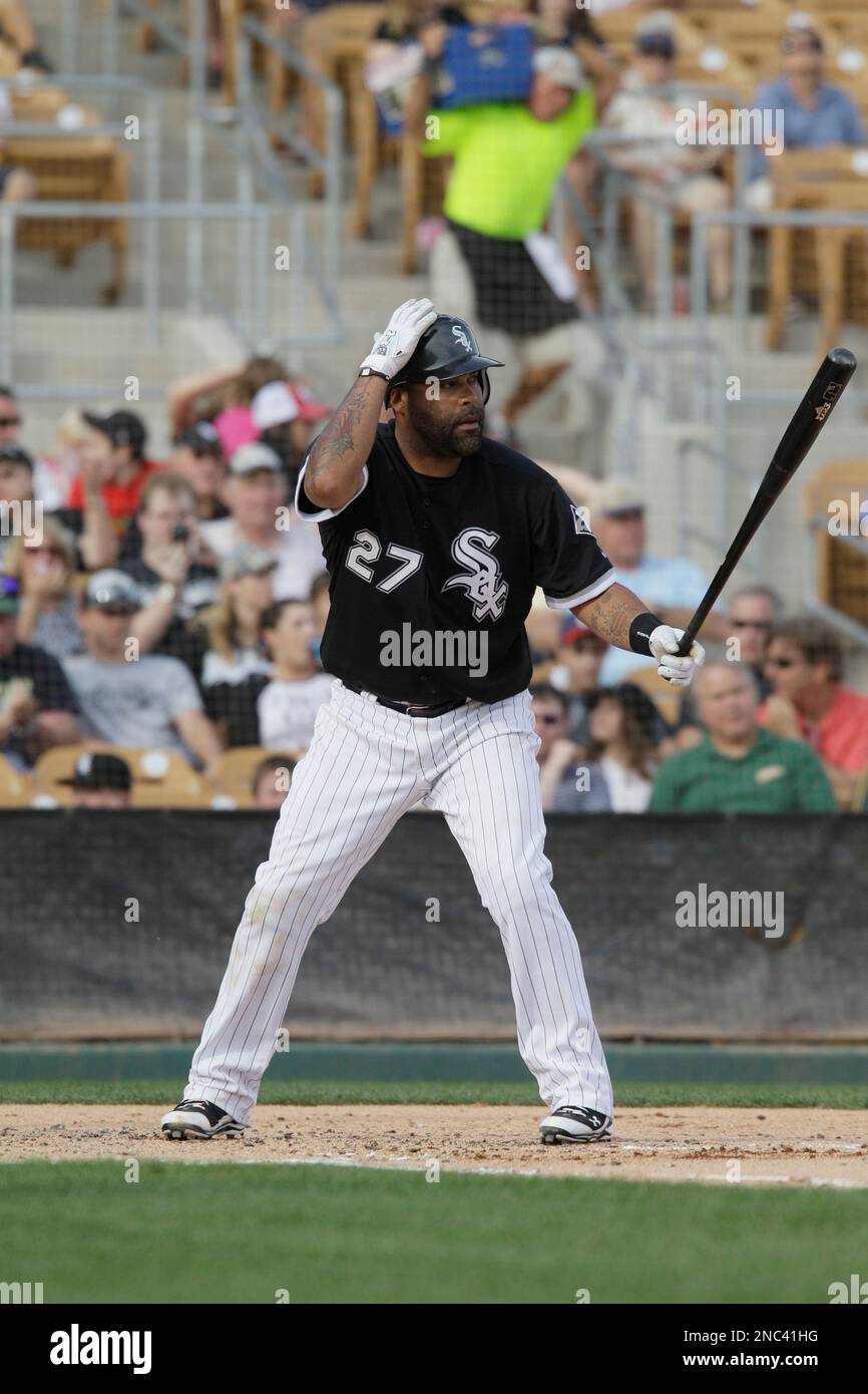 Chicago White Sox's Ramon Castro waits to bat during the first inning ...